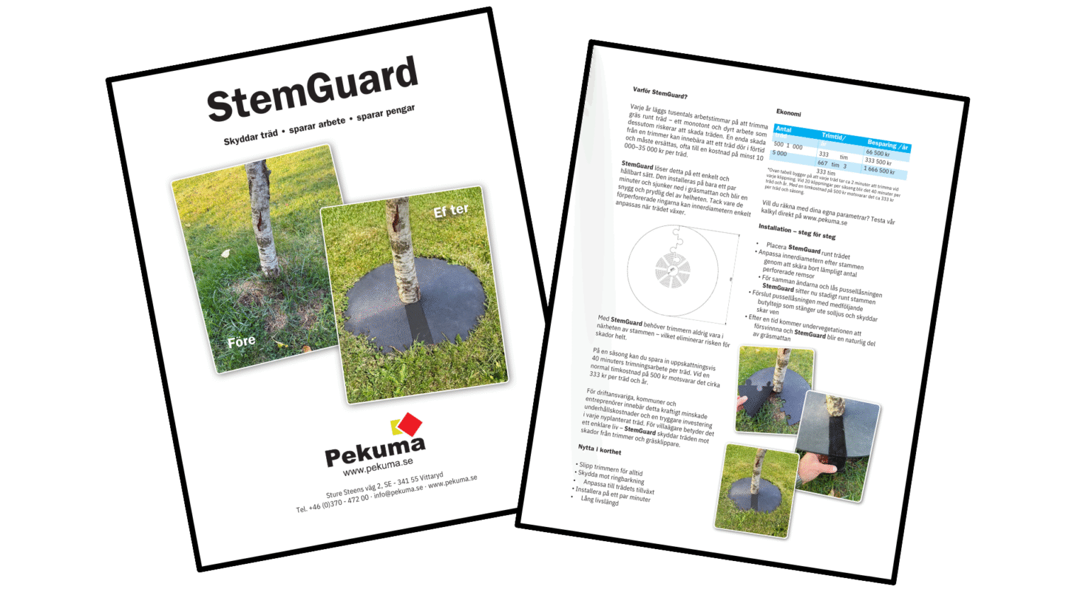 Kantstolpe | Pekuma AB